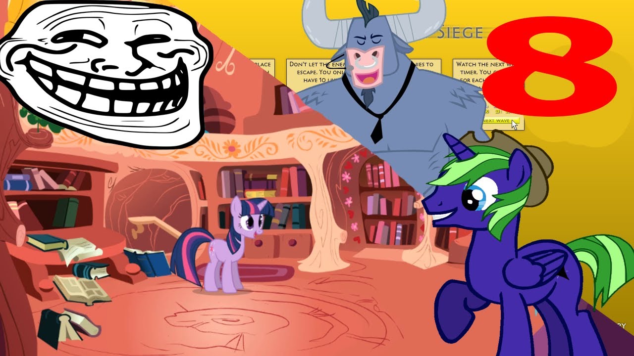 MLP Flash Games 8 - SIEGING AND LEARNING! - YouTube