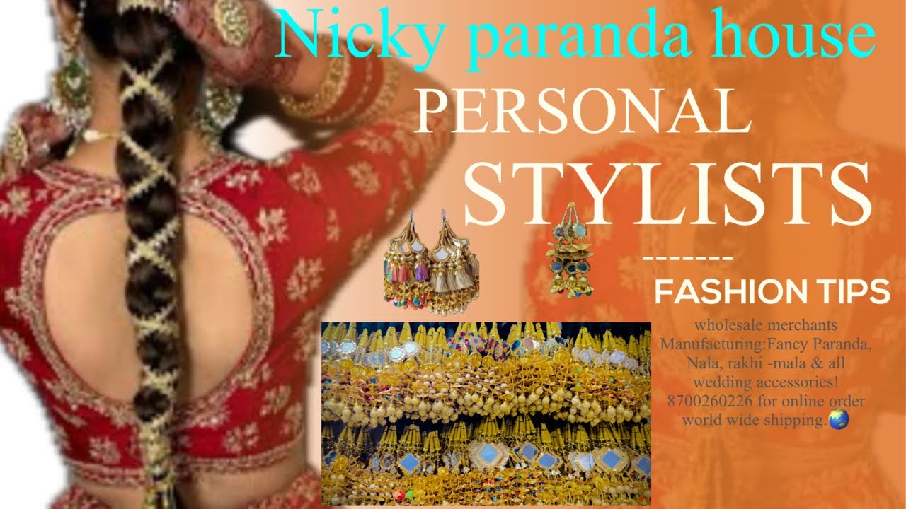 Punjabi paranda designs uaie at vaie@nickyparandahouse#paranda# ...