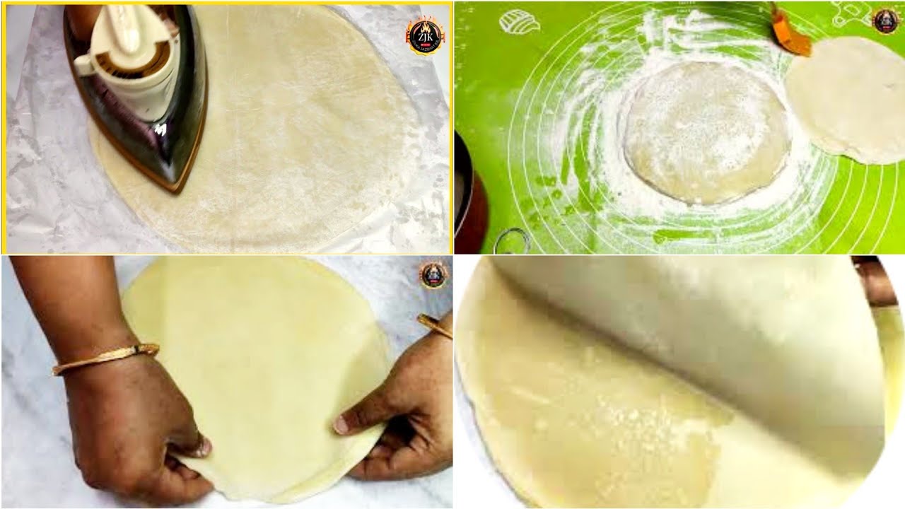 HomeMade Roll Patti & Samosa Patti Using Iron [Ramadan Recipes] - YouTube