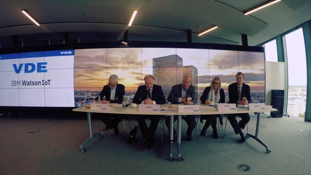 VDE-Pressekonferenz zum MST-Kongress 2017 bei IBM Watson IoT Center ...