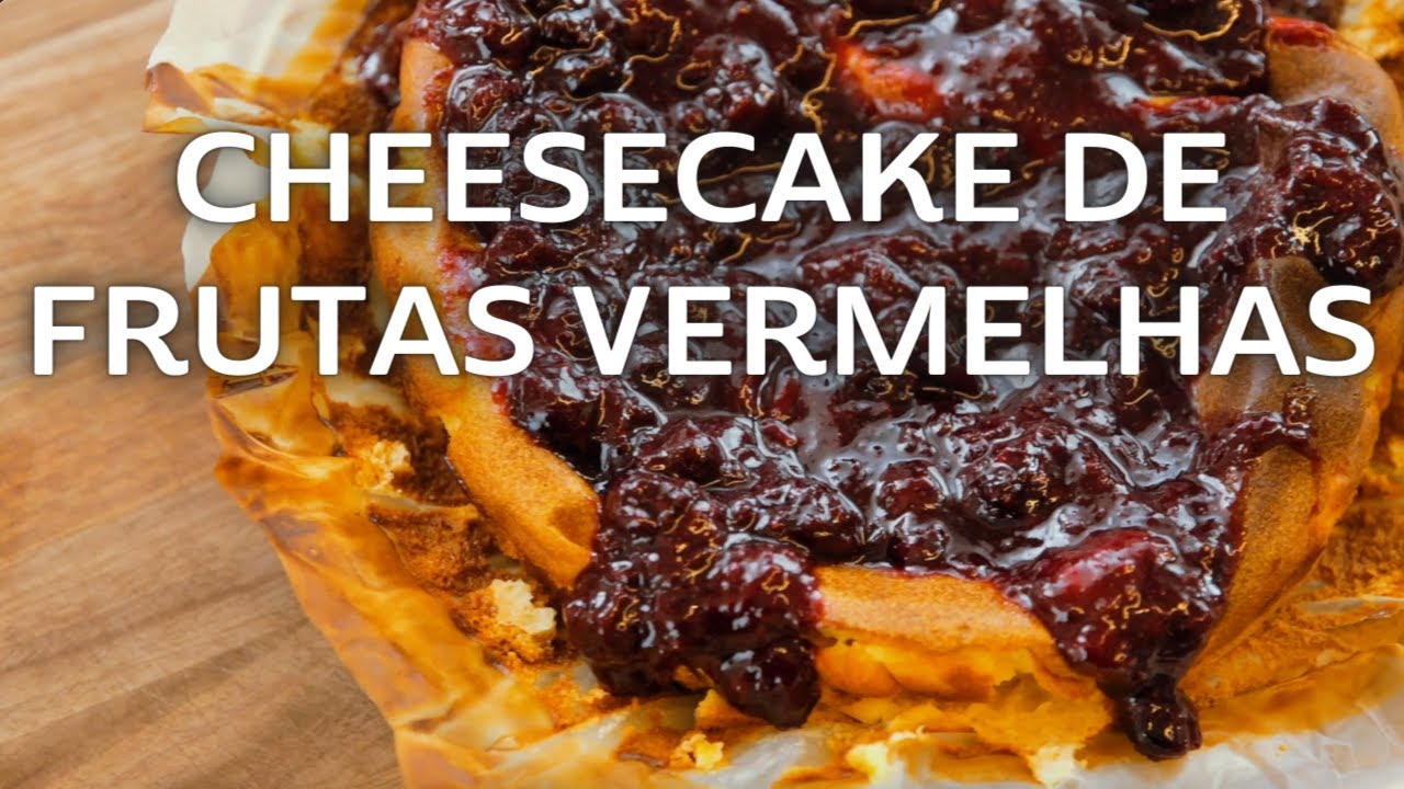 Cheesecake de Frutas Vermelhas Fit Saudável - Chef Felipe Caputo - YouTube
