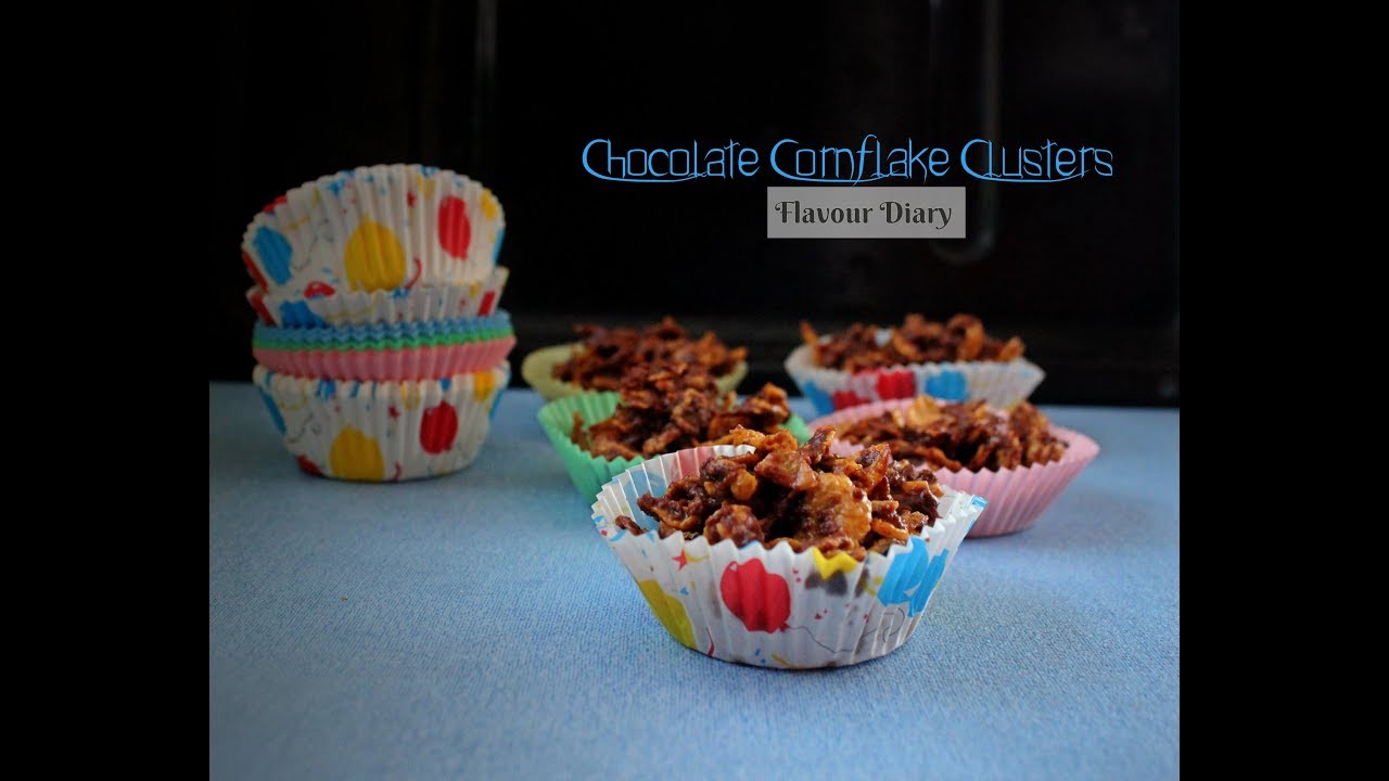 Chocolate Cornflake Cluster | Kids Snack | Flavour Diary - YouTube