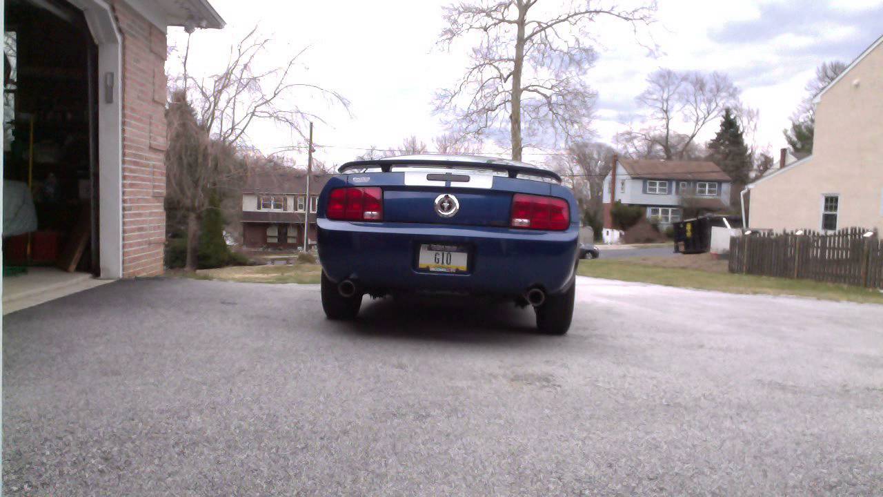 mustang 4.0 full exhaust - YouTube