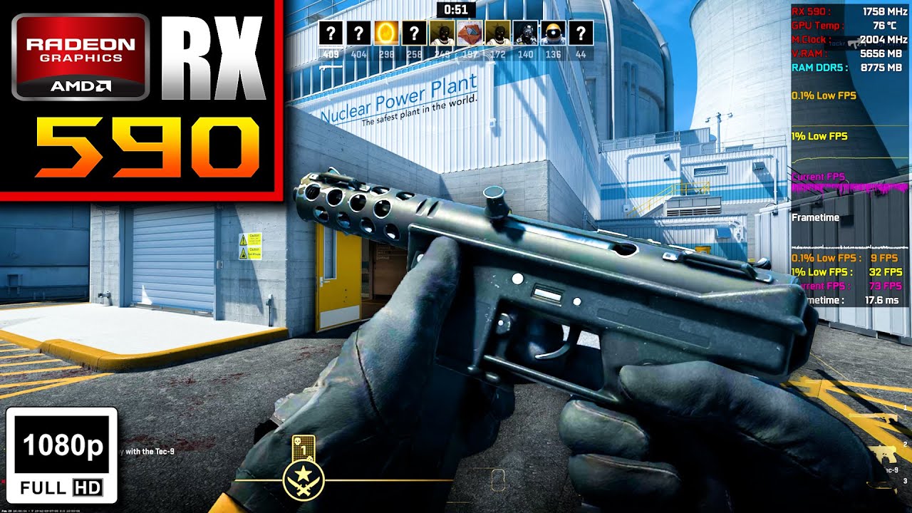 Counter-Strike 2 | Radeon RX 590 8GB (MAX Graphics Gameplay in 1080p ...