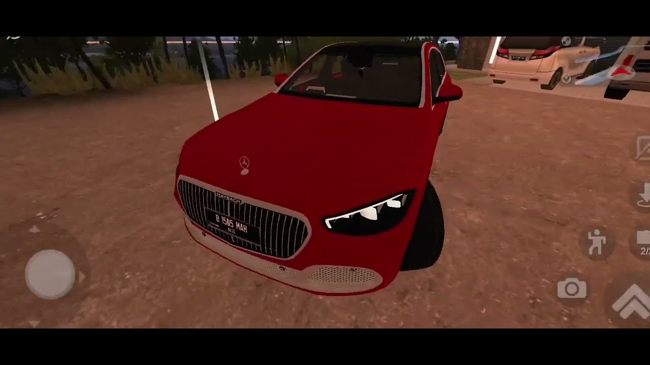 The Mercedes Maybach car driving in game 💥 | Bus simulator Indonesia ...