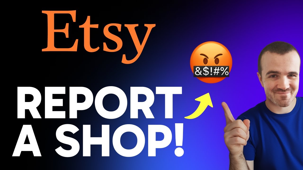 How to Report a Shop on Etsy (Step by Step) - YouTube