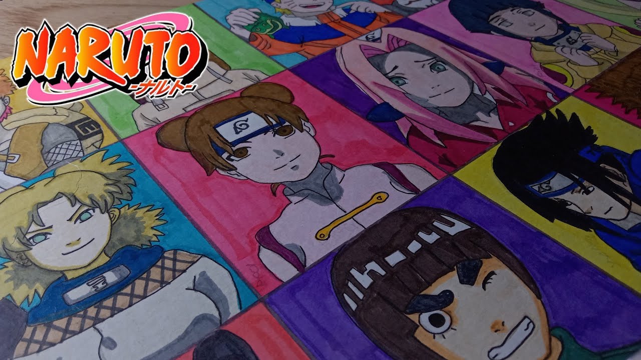 [ 𝐏𝐚𝐫𝐭 2 ] Drawing The Five Strongest Teams in Naruto | 𝗡𝗔𝗥𝗨𝗧𝗢ナルト - YouTube