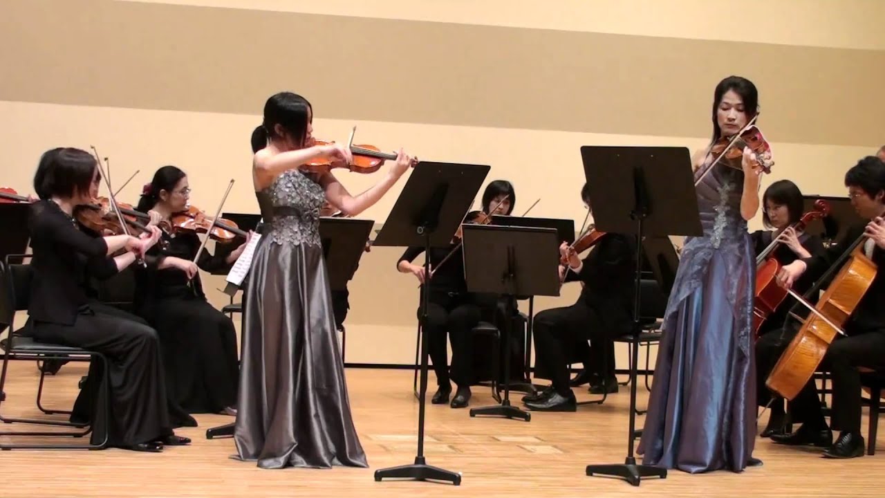 JS BACH Konzert fuer zwei Violinen, Streicher und Basso continuo d-Moll ...