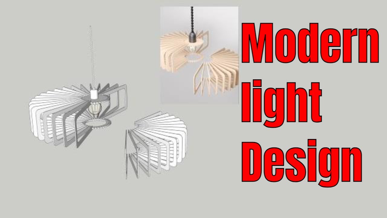 Modern light Design in Sketchup. - YouTube