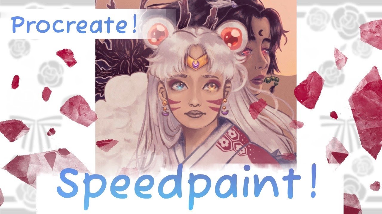 Inuyasha/Sailor Moon mashup! (Sesshomaru x Sailor Moon) Speed Paint ...