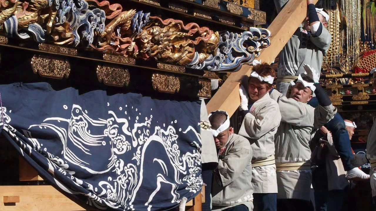 December chichibu matsuri saitama 2016 - YouTube