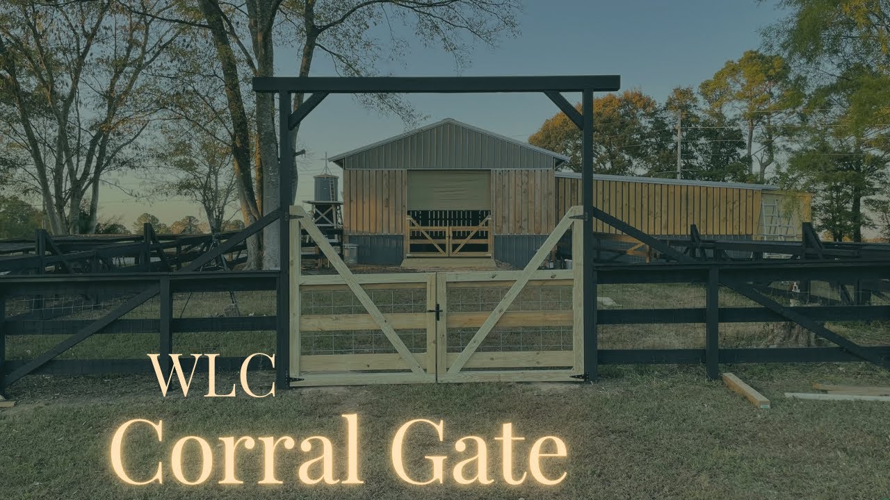 Building Wood Corral Gates at A Lighted Path Ranch #ranchinonmission ...