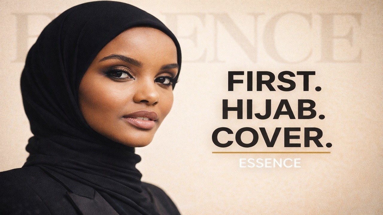 Halima Aden Redefines the ESSENCE Cover in Hijab - YouTube