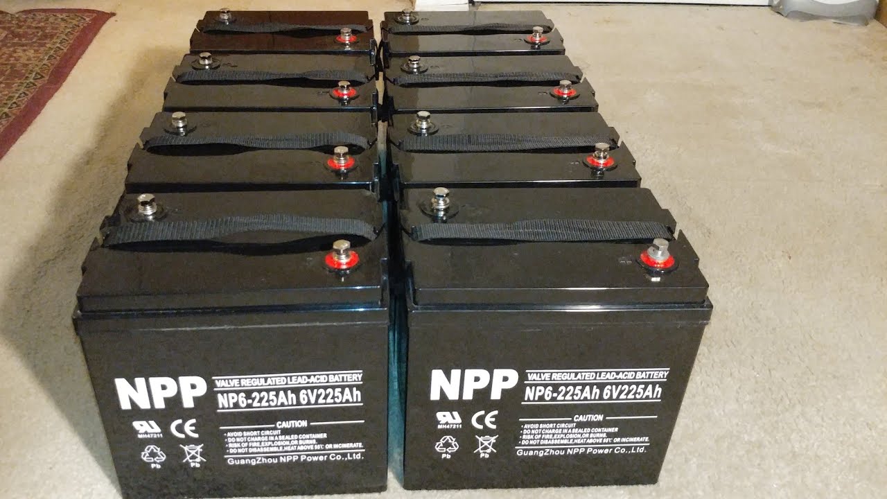 BATTERIES FOR SOLAR POWER STORAGE | Solar Battery Box - YouTube