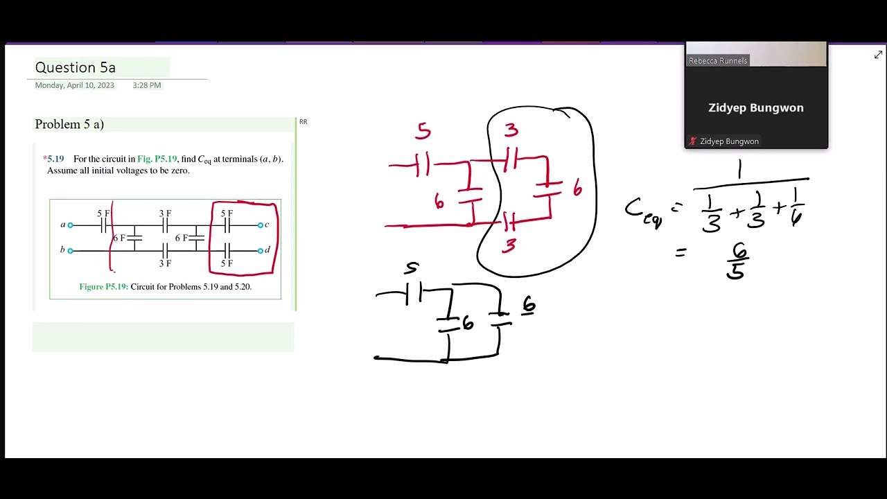Problem 5 circuits review - YouTube