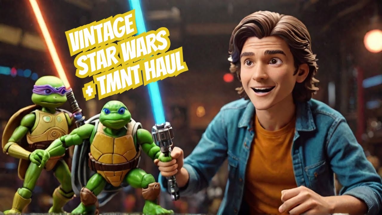 Unboxing some of the Coolest Star Wars & TMNT Vintage Figures EVER ...