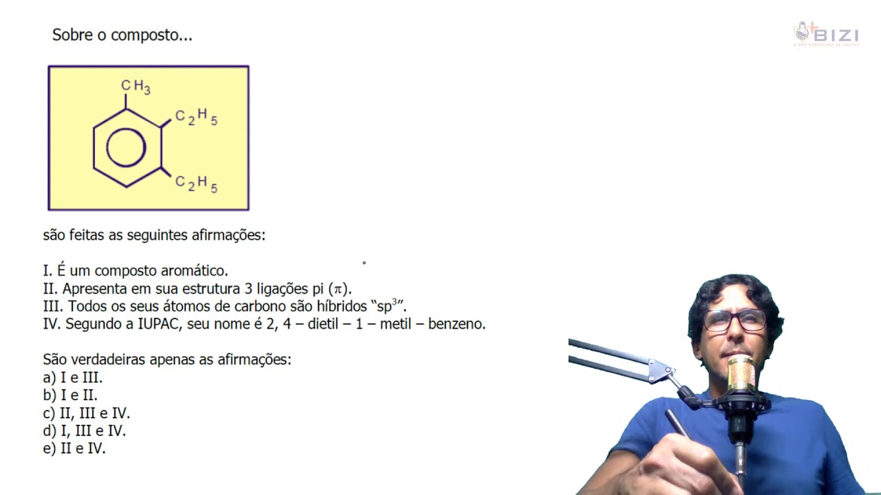 Hidrocarbonetos Cadeia Aromática - YouTube