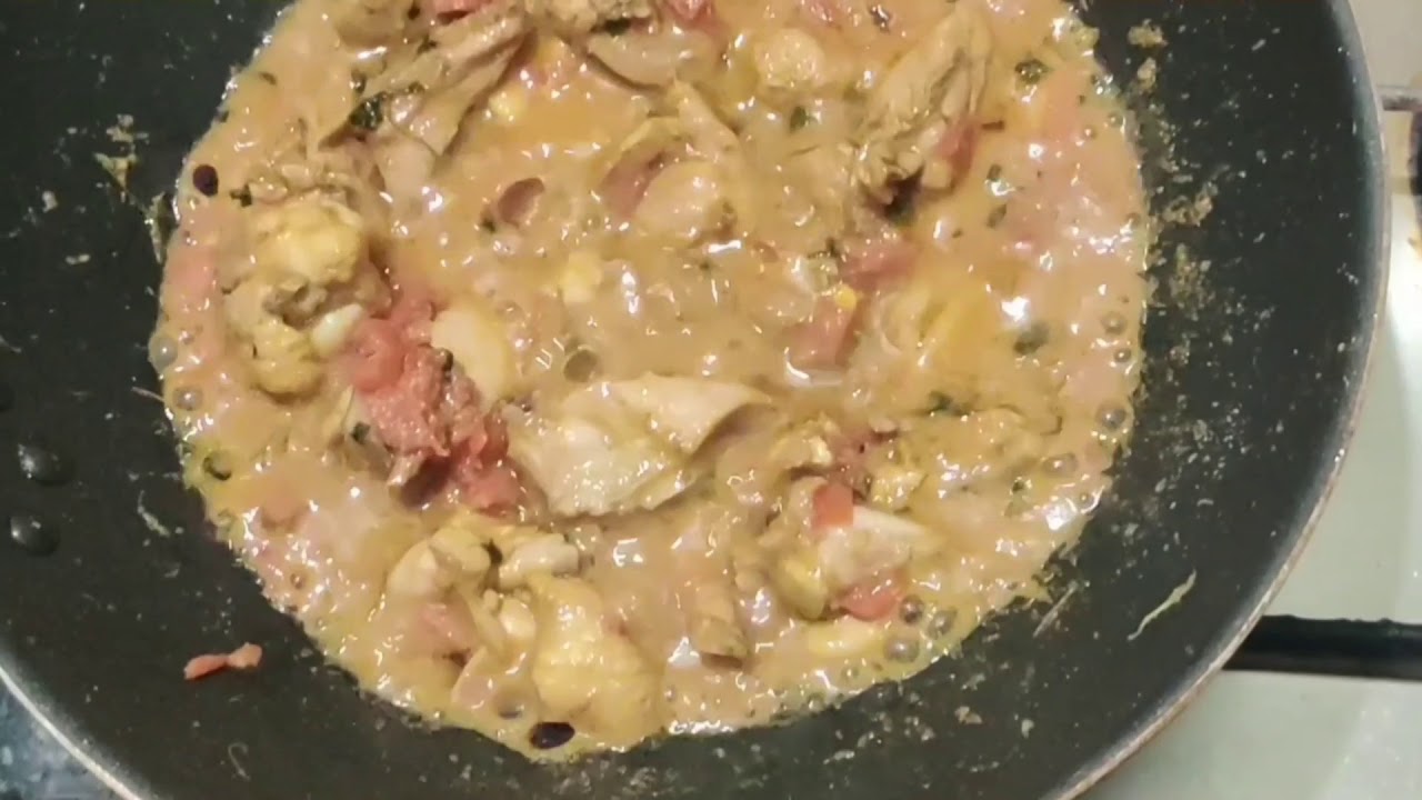 Methi chicken tava fry / chicken gravy - YouTube