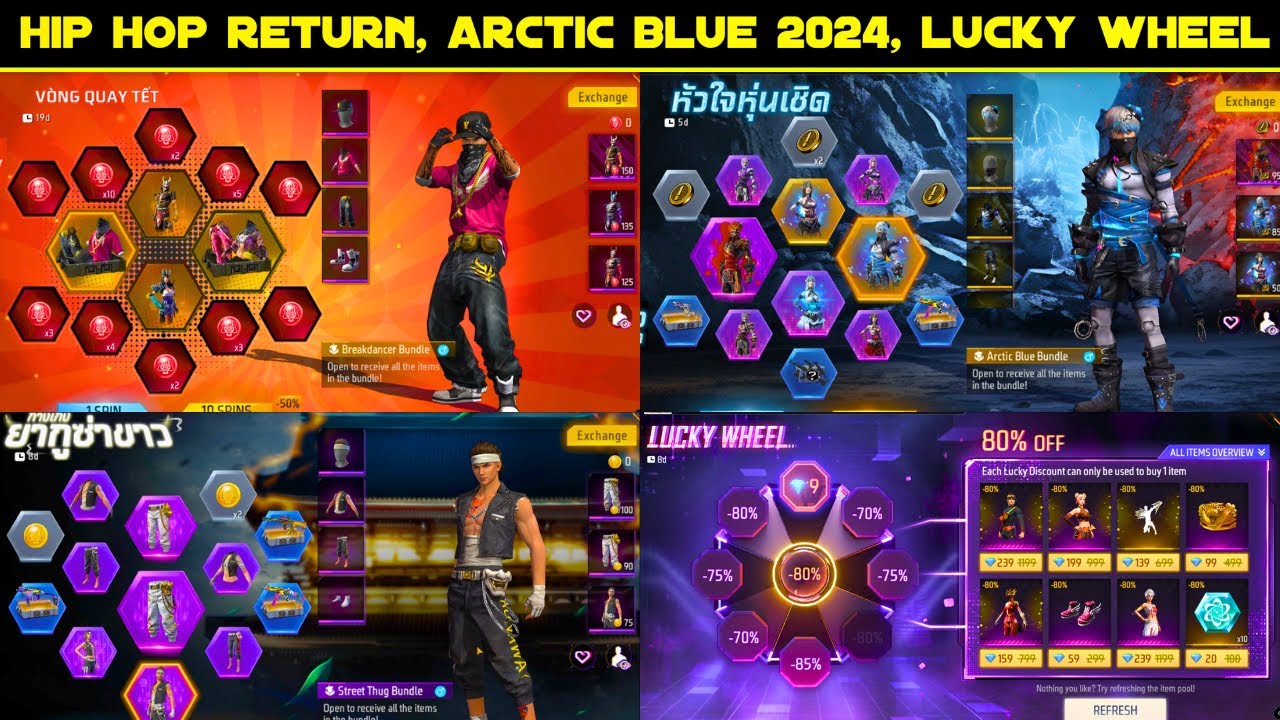 Hip Hop Bundle Return, Break Dancer Bundle 2024, Arctic Blue Bundle Kab ...