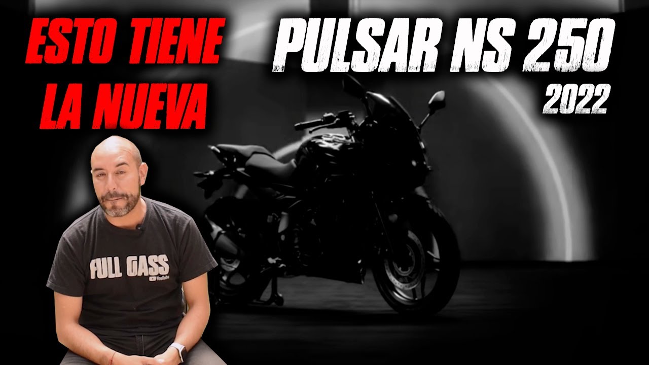 BRUTAL lo que TIENE la NUEVA PULSAR NS 250 - YouTube