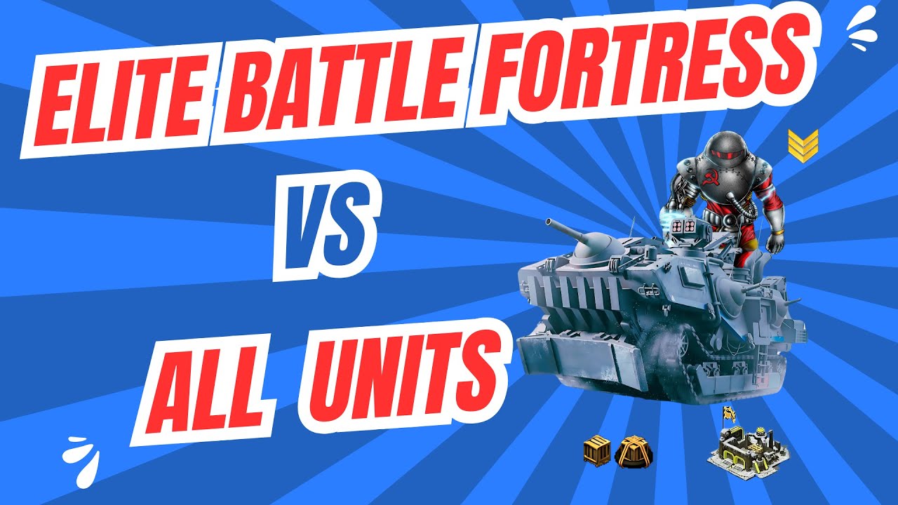 Elite Tesla Battle Fortress Vs All Units | Red Alert 2 - YouTube