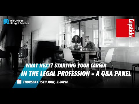 What's next? Starting your career in the legal profession | A Q&A Panel June 2023