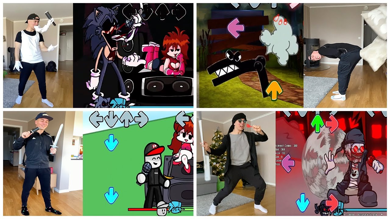 All Black FNF Characters In Real Life Compilation - YouTube