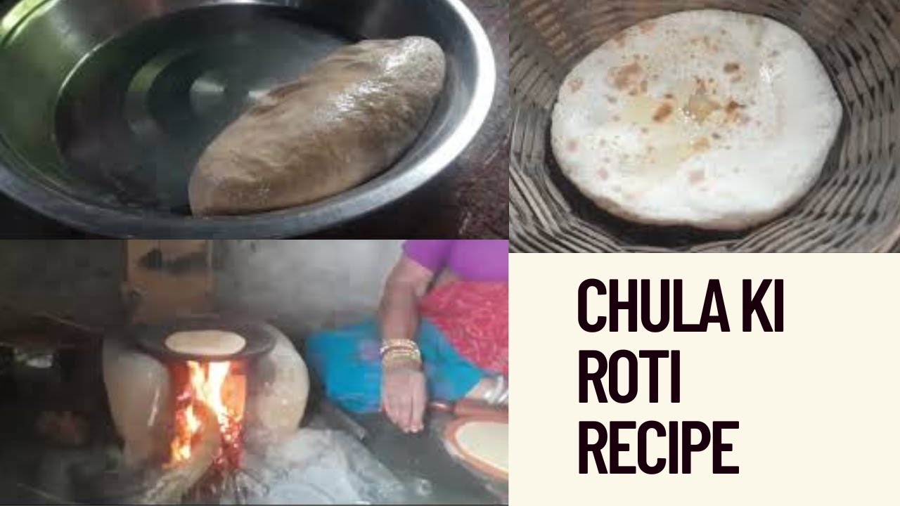 Chula Ki Roti Recipe | Hometown Diaries | Sikar | Chula Roti And Small ...