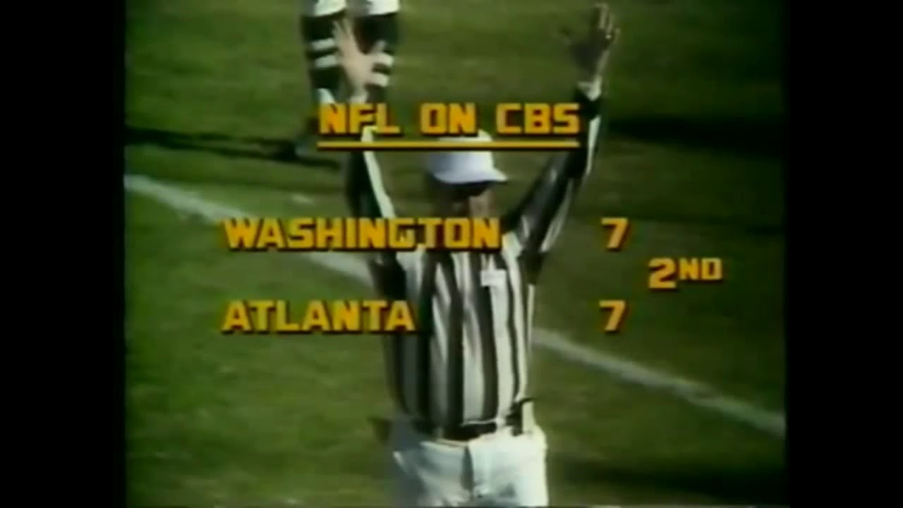 1978-12-10 Washington Redskins vs Atlanta Falcons(Falcons going for ...