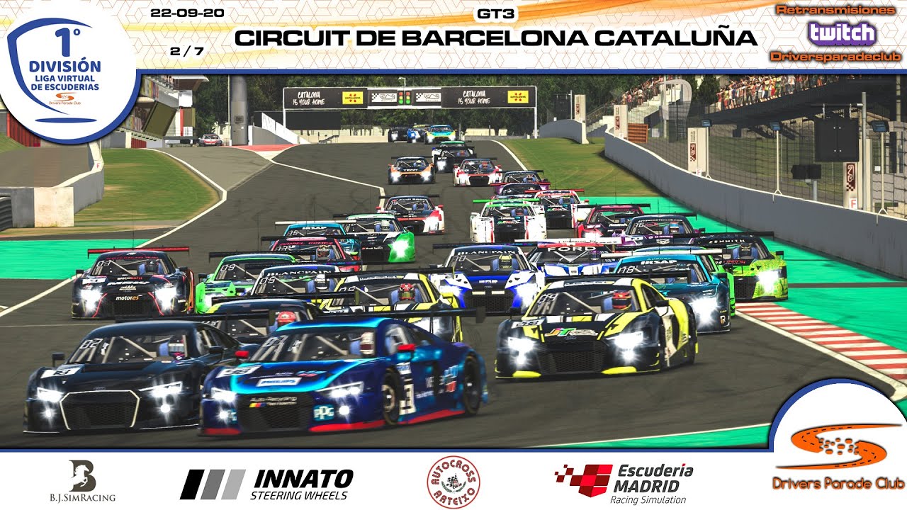 Highlights | LVE 1ª DIVISIÓN | Circuit de Barcelona - GT3 | Carrera 2/7 ...