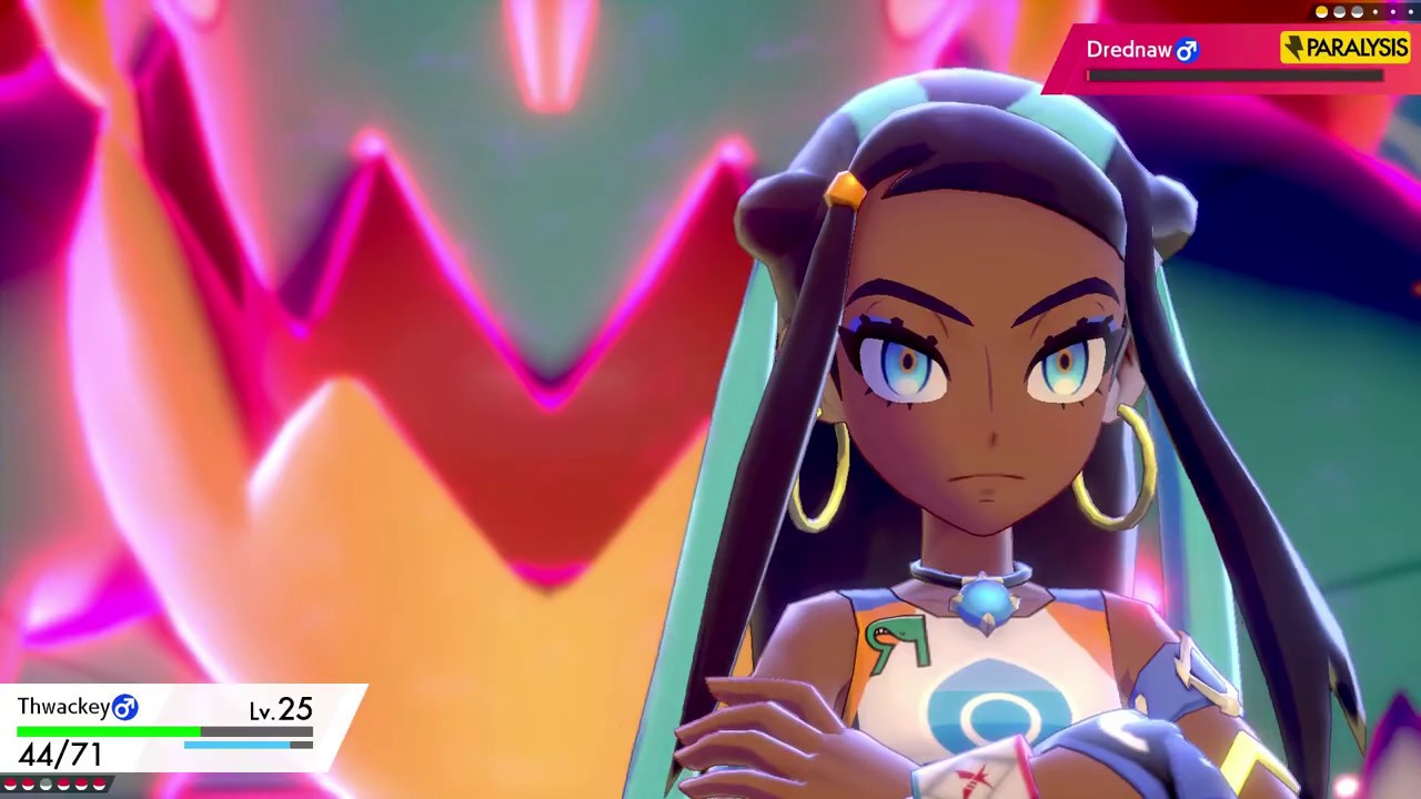 Pokemon Sword Nessa Battle Youtube