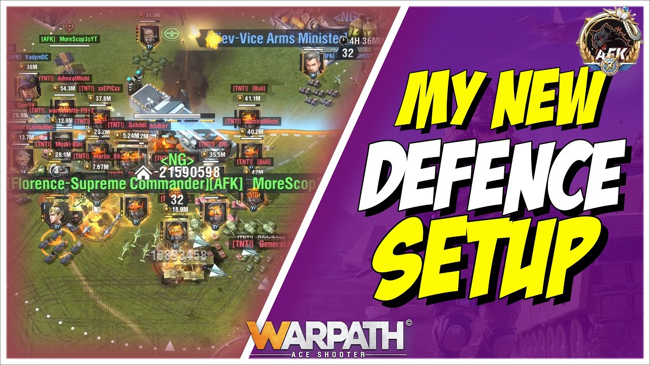 My New Defence Army Setup In Warpath - YouTube