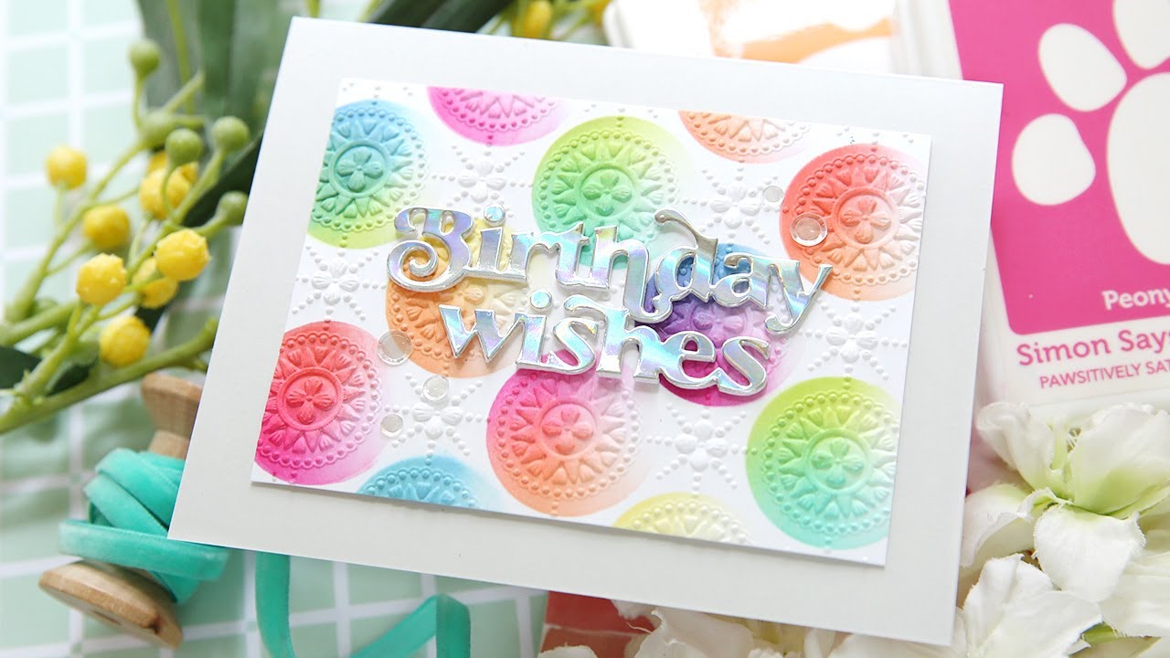 Embossing Folder Magic Pt.2! - YouTube
