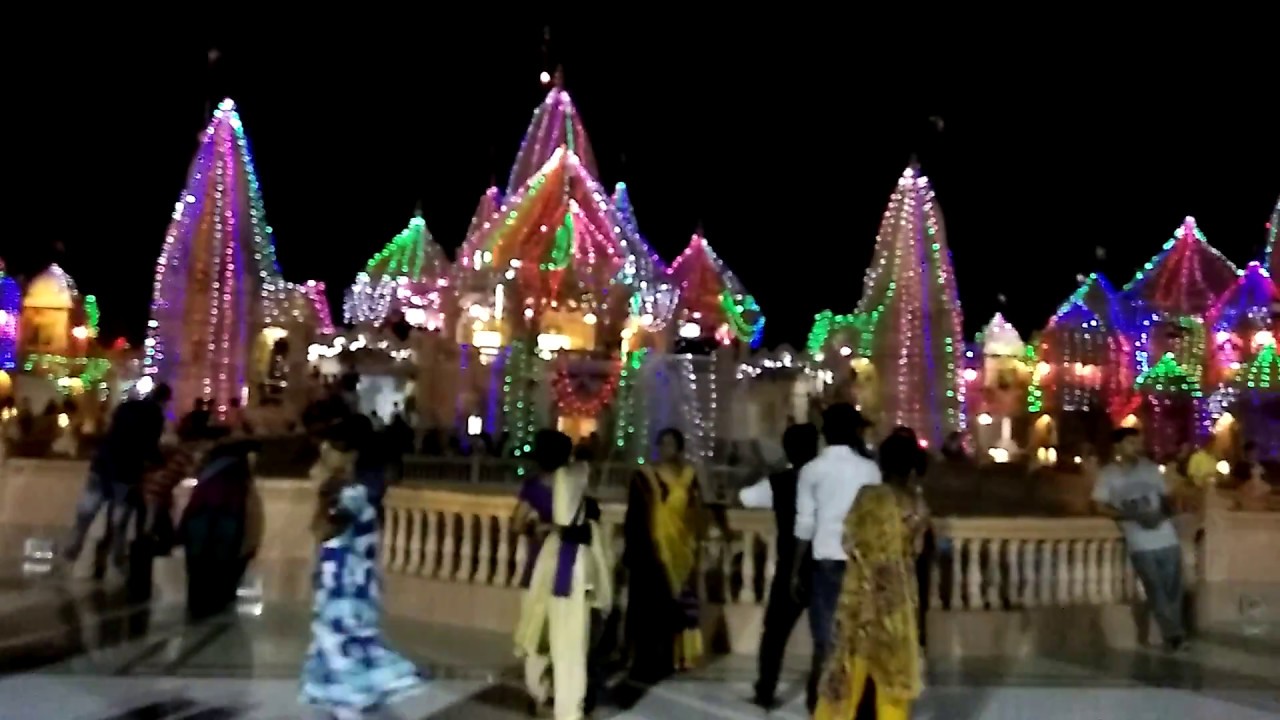 POICHA LIGHT DECORATION NILKANTH DHAM POICHA | NIGHT VIEW POICHA - YouTube