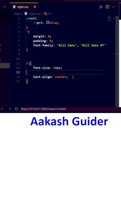 06/100 Tricks: Root Variables in CSS | HTML CSS JS Animation and ...