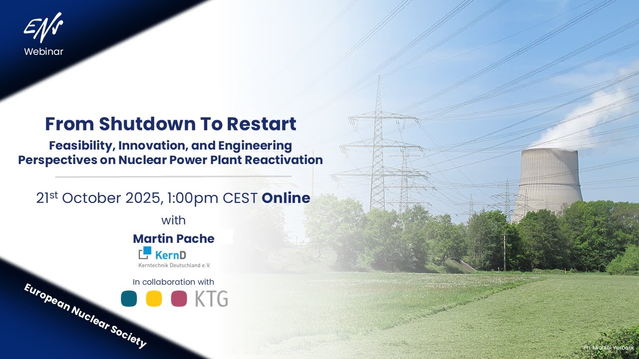 ENS Webinar - From Shutdown to Restart | Feasibility, Innovation and ...