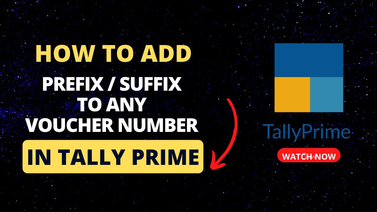 How To Add Prefix Suffix To Any Voucher Number Customize Invoice How To Add Prefix Suffix To Any Voucher Number Customize Invoice