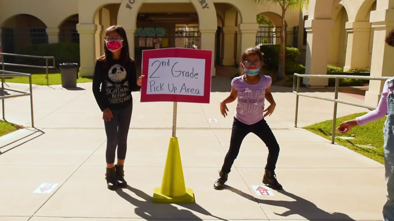 Foussat Elementary Drop Off and Pick Up Procedures - YouTube
