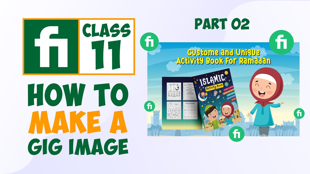How To Create A Gig Image For Fiverr Part 02, Learn With Rakib - YouTube