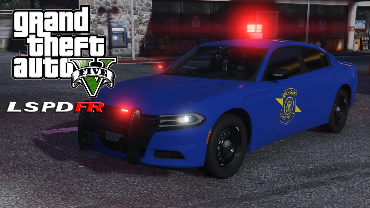 Michigan State Police 18' Charger | EP 382 | LSPDFR - YouTube