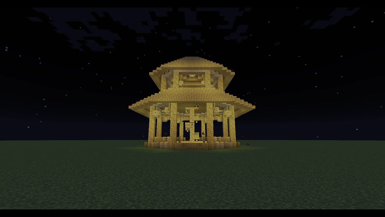 [Minecraft] Building With Bamboo #1 | Pavilion - YouTube