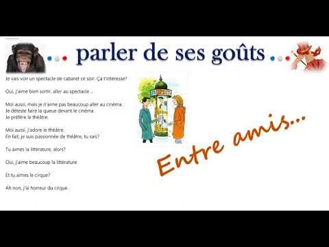 Текст для чтения по-французски. Тема поговорим о вкусах. Apprendre le ...