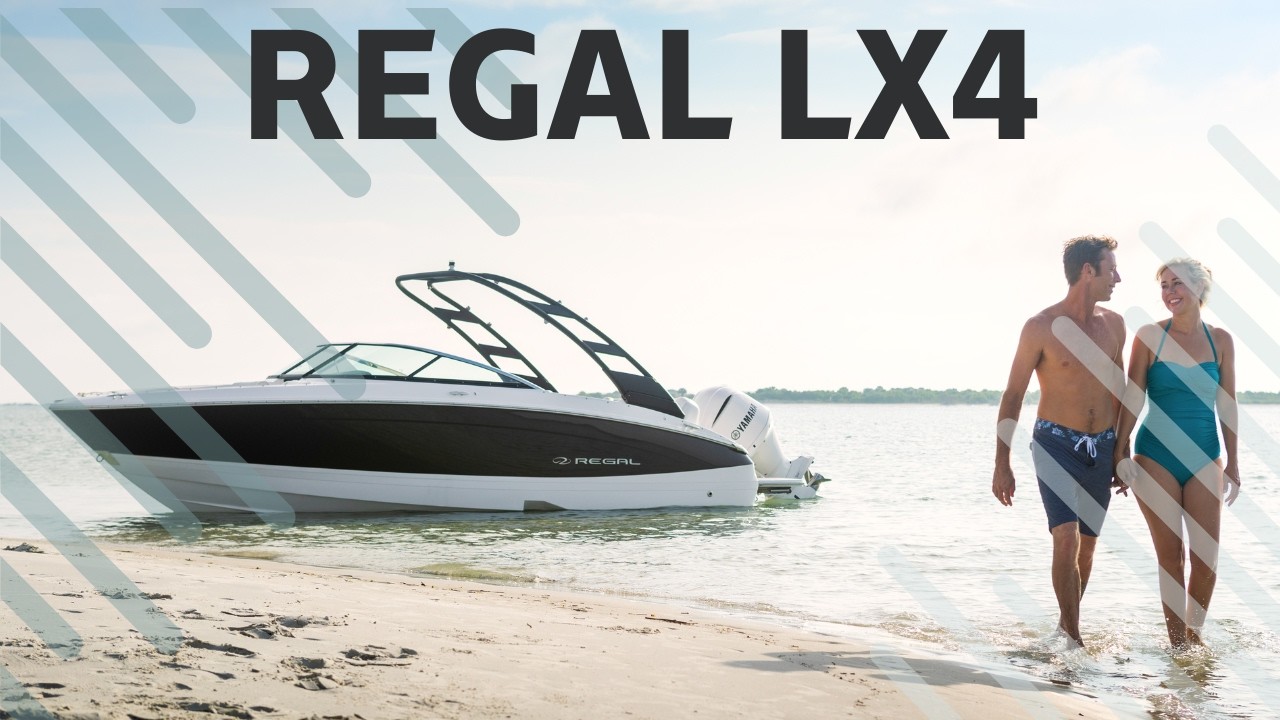 Regal LX4 Outboard Powered Coastal Cruising Boat - YouTube
