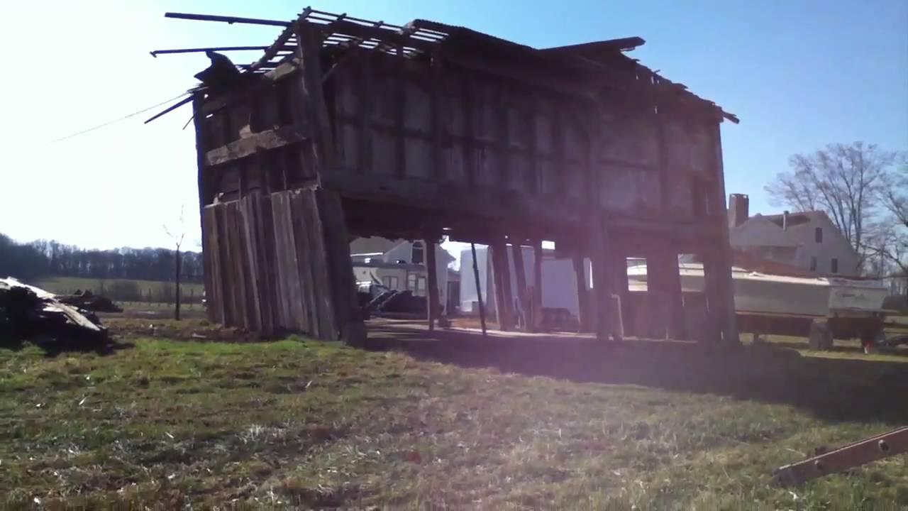 How To Tear Down A Barn - YouTube