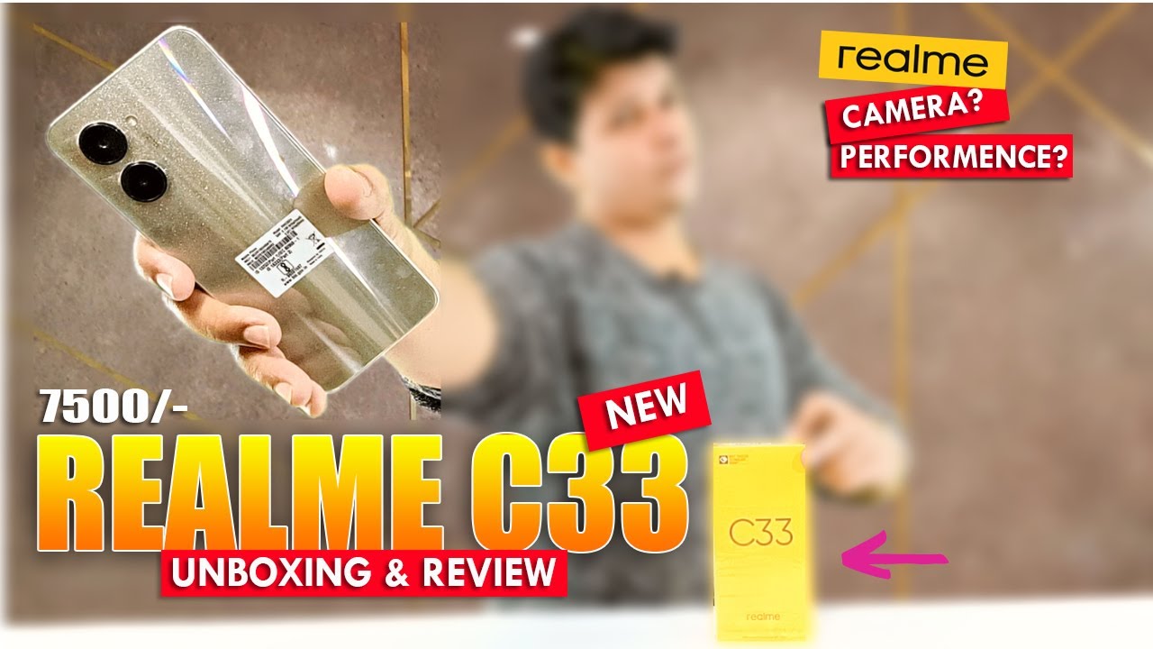 Realme C33 Unboxing & Camera Test ⚡ Realme C33 Review In Hindi With ...