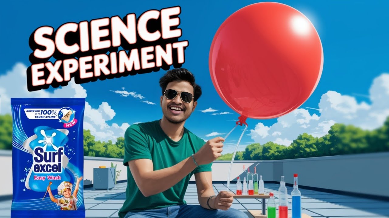 HOW TO MAKE HYDROGEN GAS - BALLOON AT HOME - YouTube