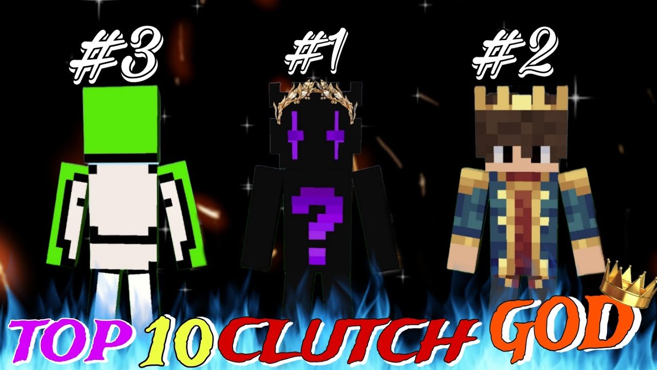Top 10 Clutch God in Minecraft from India || Anyone gamerz--1 || ️ # ...