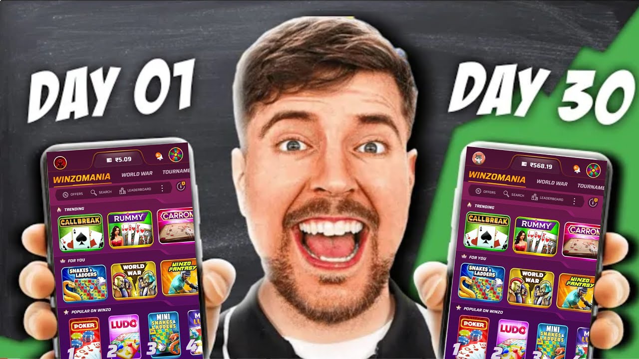 winzo world war trick |winzo game play😱 | gaming earning app - YouTube