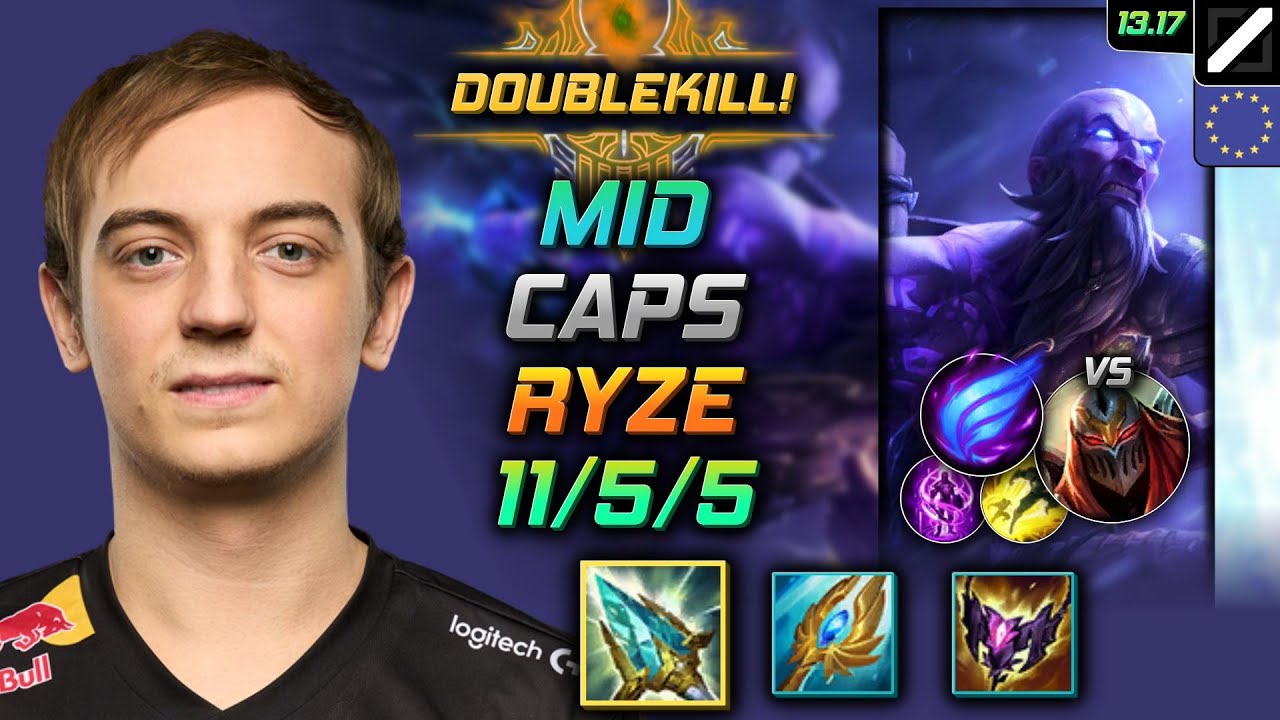 Ryze Mid Build Caps Rod of Ages Phase Rush - LOL EUW Challenger Patch ...