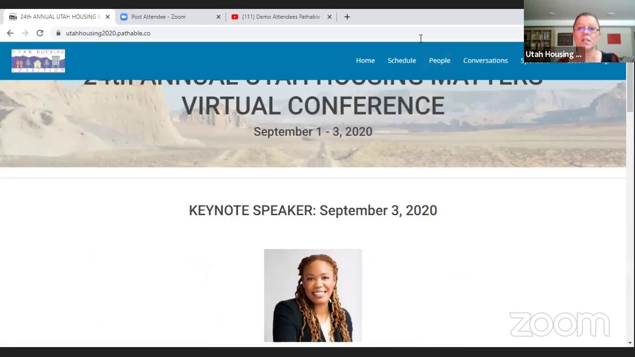 Demo Attendees Pathable Online Platform- UHC Conference - YouTube